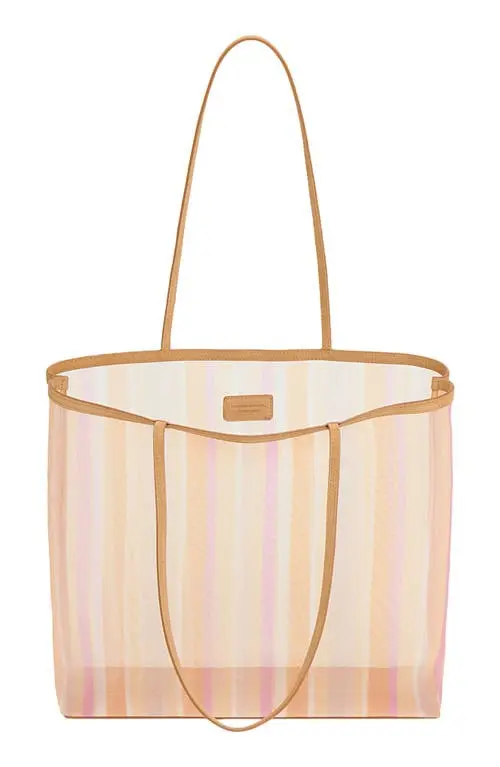 MANSUR GAVRIEL Large Filo Stripe Mesh Tote
