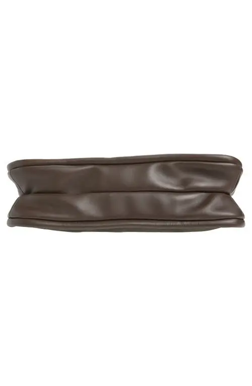 Longchamp Roseau Leather Shoulder Bag - Mocha