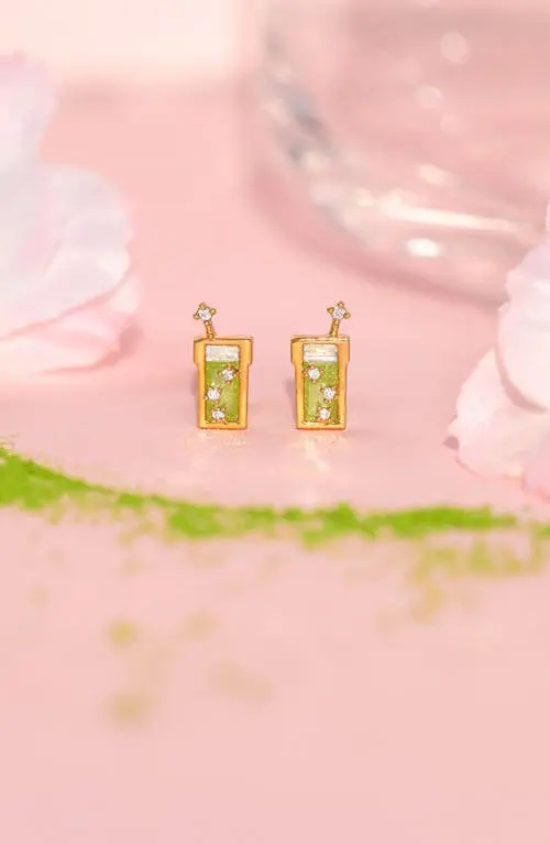 GIRLS CREW Matcha Stud Earrings