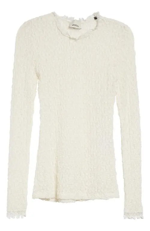 Isabel Marant Étoile Brany Stretch Lace Top - White