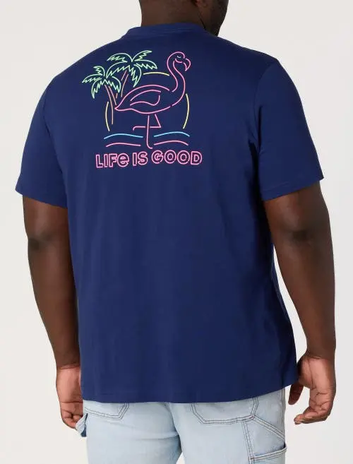 LIFE IS GOOD Big & Tall Flamingo Graphic Tee