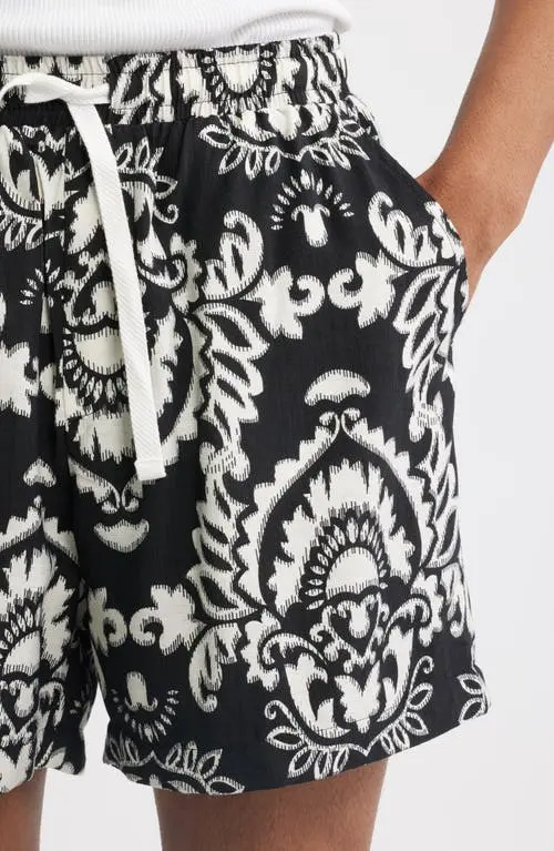 RIZORT Xander Tapestry Print Drawstring Shorts