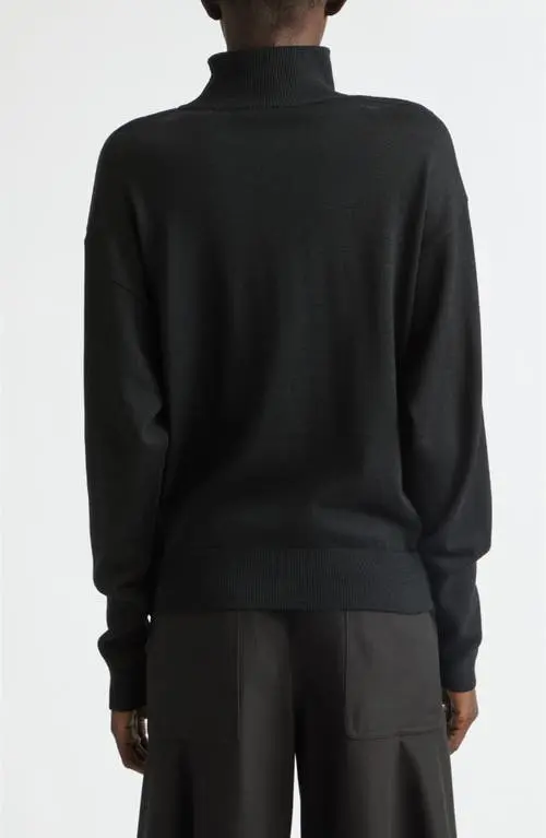 COURREGES Shoulder Cutout Merino Wool Sweater