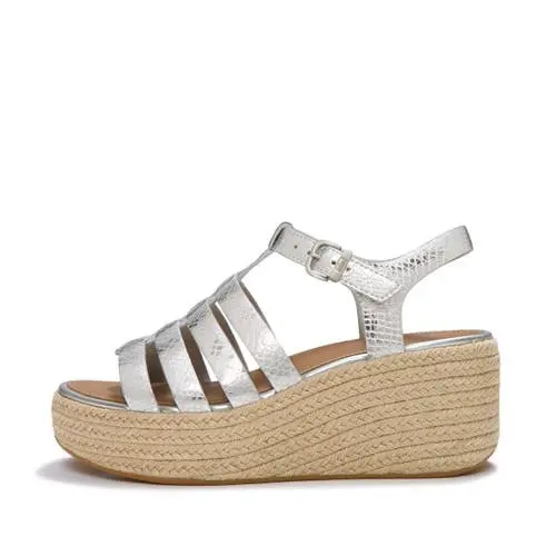 Fitflop Platfform Metallic Espadrille Fisherman Sandals