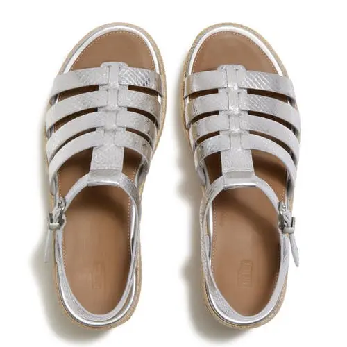 Fitflop Platfform Metallic Espadrille Fisherman Sandals