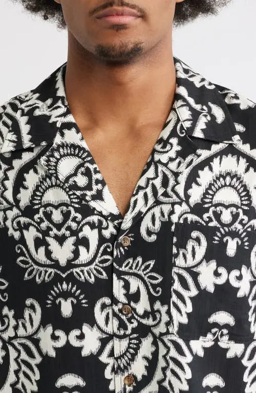 RIZORT Xander Print Camp Shirt