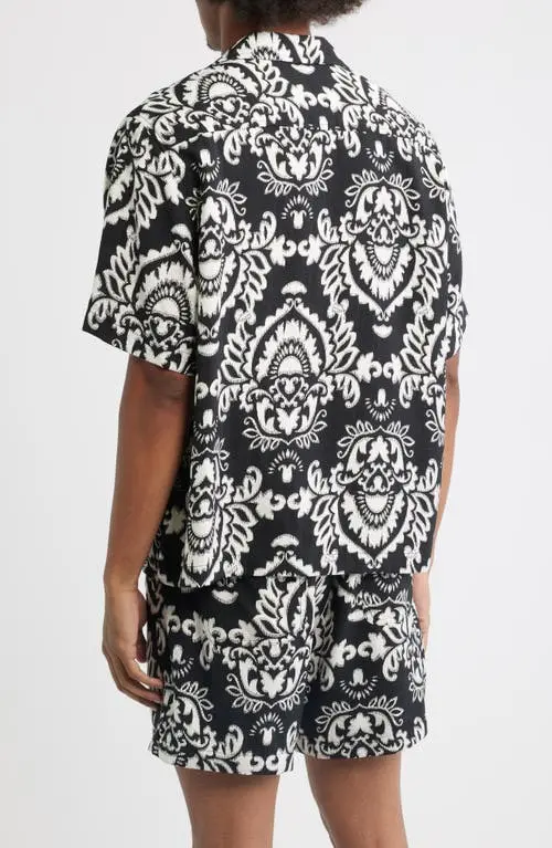 RIZORT Xander Print Camp Shirt