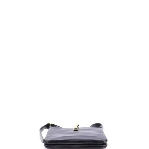 Hermès Trim Duo Bag Evercolor 24 - Black
