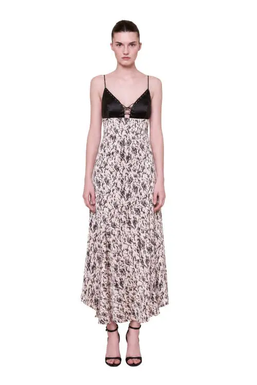 PCFG The Party Edit Asymmetric Satin Dress