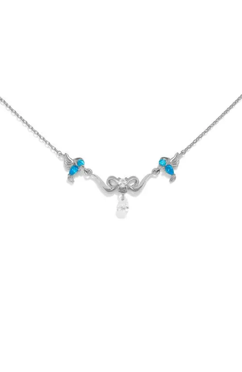 GIRLS CREW Disney Cinderella Pendant Necklace - Silver