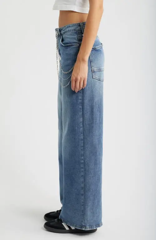 YMI Joey Butterfly Baggy Wide Leg Jeans