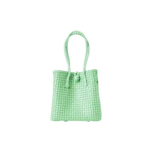 SARAH STEWART Mini Ella Woven Tote - Green