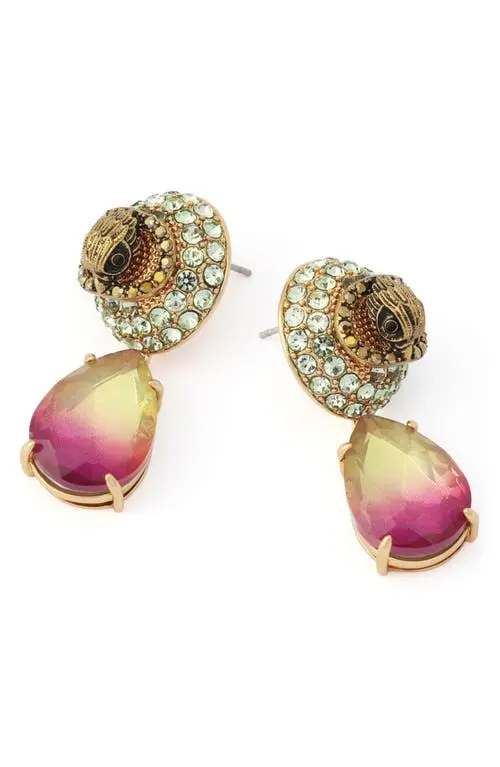 Kurt Geiger Eagle Pavé & Crystal Drop Earrings