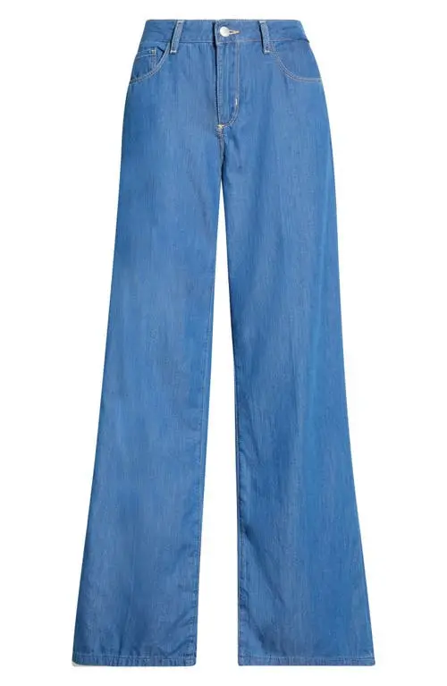 L'Agence Alicent High Waist Wide Leg Jeans