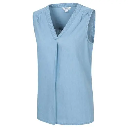 Mountain Warehouse Tuscany Chambray Sleeveless Shirt