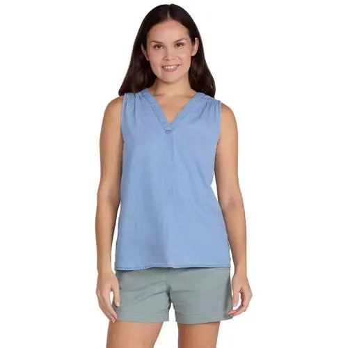 Mountain Warehouse Tuscany Chambray Sleeveless Shirt