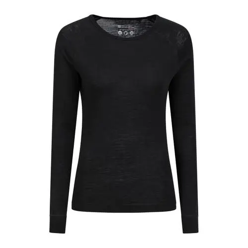 Mountain Warehouse Merino Wool Round Neck Base Layer Top