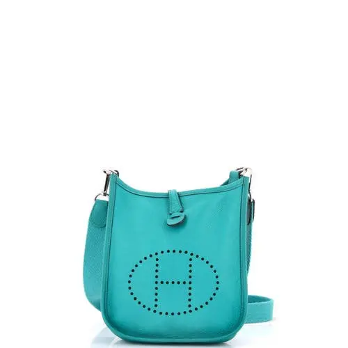 Hermès Evelyne Bag Gen Iii Epsom Tpm - Blue