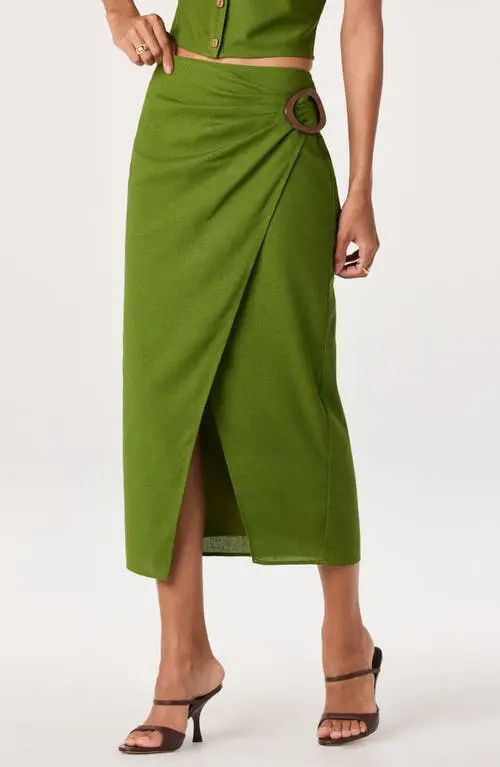 Astr The Label Onyx Midi Skirt