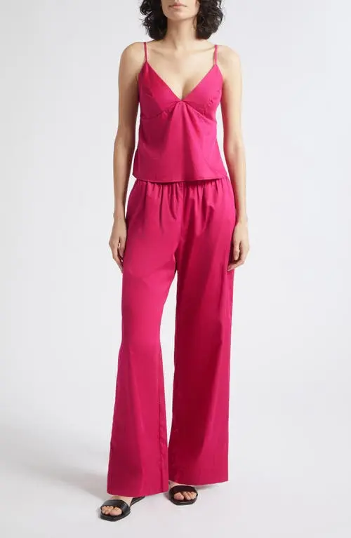 LESET Yoko Triangle Tank Top - Amaranth