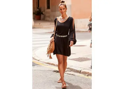 LASCANA Cold Shoulder Dress