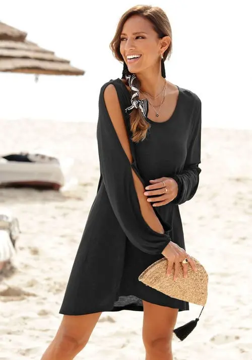 LASCANA Cold Shoulder Dress