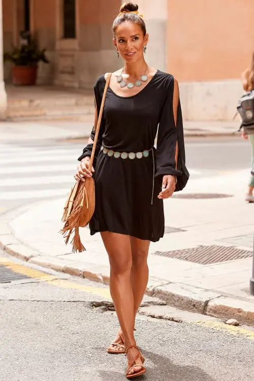LASCANA Cold Shoulder Dress