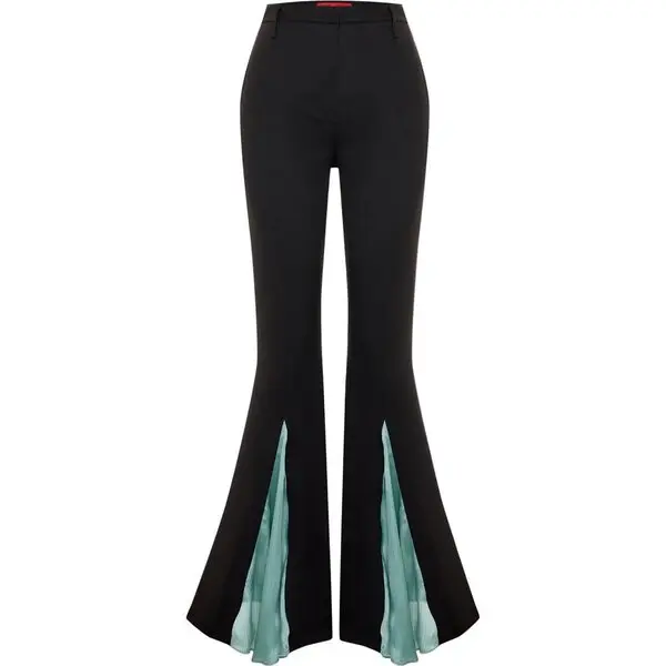 PCFG The Party Edit Contrast Chiffon Detail Pants