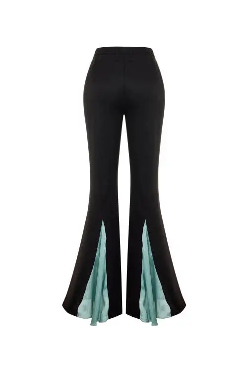 PCFG The Party Edit Contrast Chiffon Detail Pants