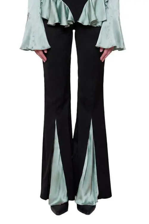 PCFG The Party Edit Contrast Chiffon Detail Pants
