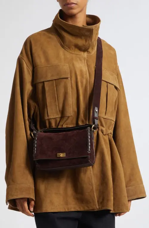 ANYA HINDMARCH Mortimer Suede Crossbody Bag