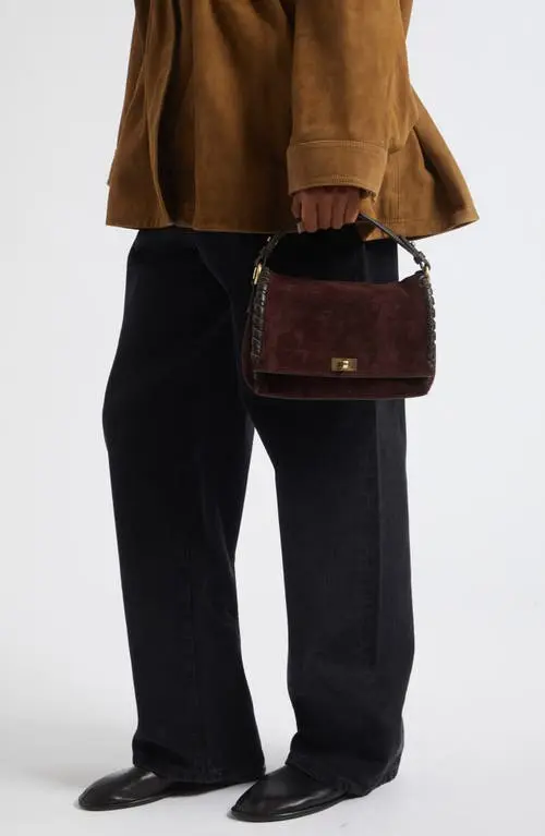ANYA HINDMARCH Mortimer Suede Crossbody Bag