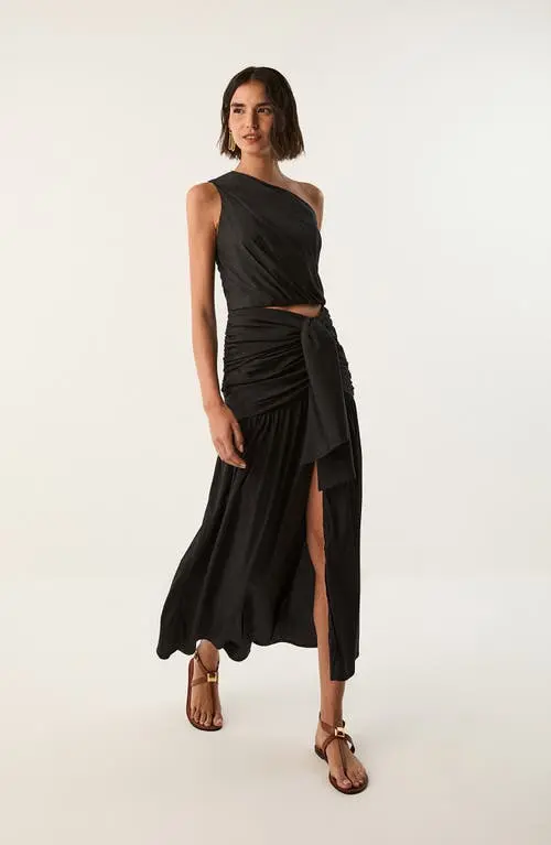 VIX PAULA HERMANNY Zoe One-shoulder Swim Cover-up Top