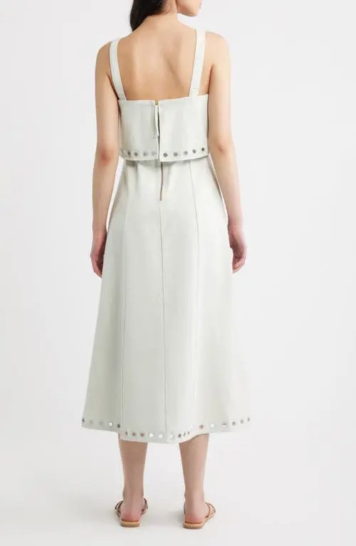 CLEOBELLA Kinsale Embroidered Eyelet Midi Dress