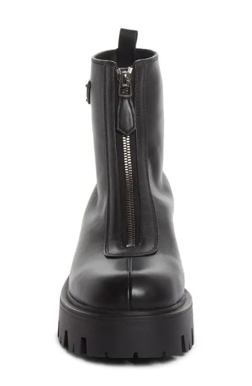 Prada Lug Sole Zip Bootie