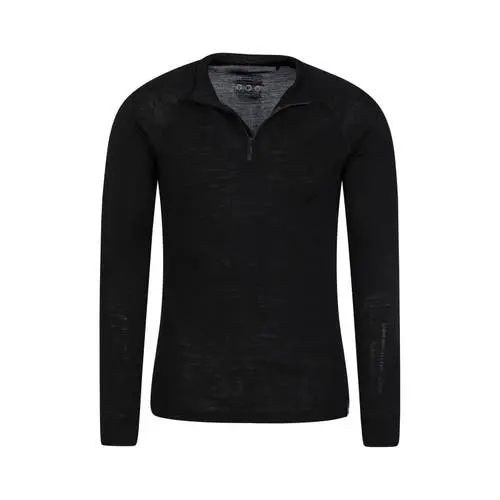 Mountain Warehouse Merino Ii Base Layer Top - Black