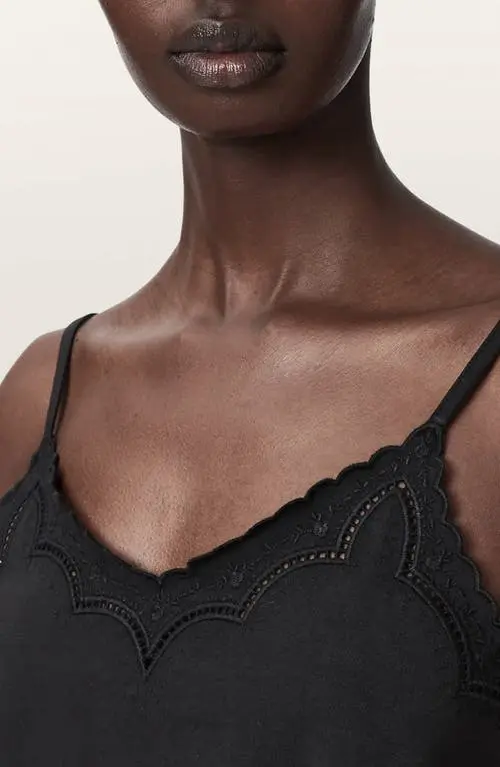 ALLSAINTS Georgia Lace Trim Peplum Camisole
