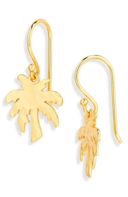 KIARA BY KI-ELE Coco Palm Tree Drop Earrings