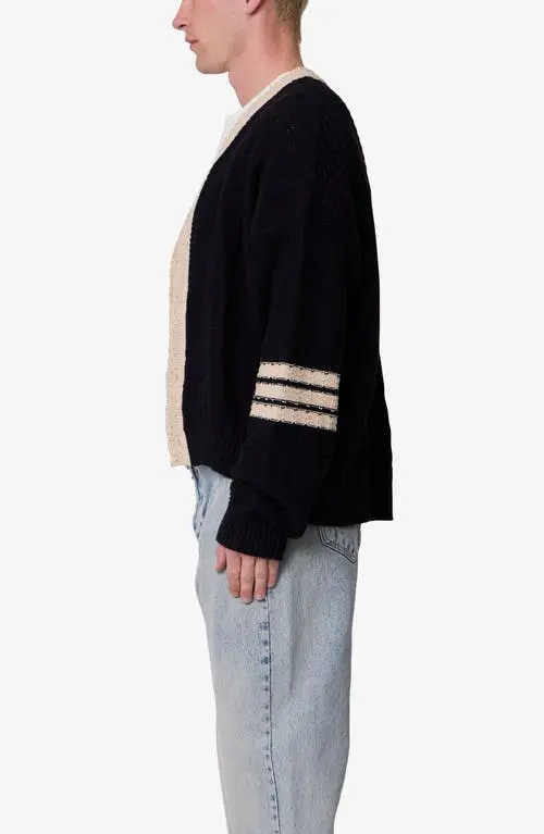 Mnml Collegiate Stripe Button-up Cardigan