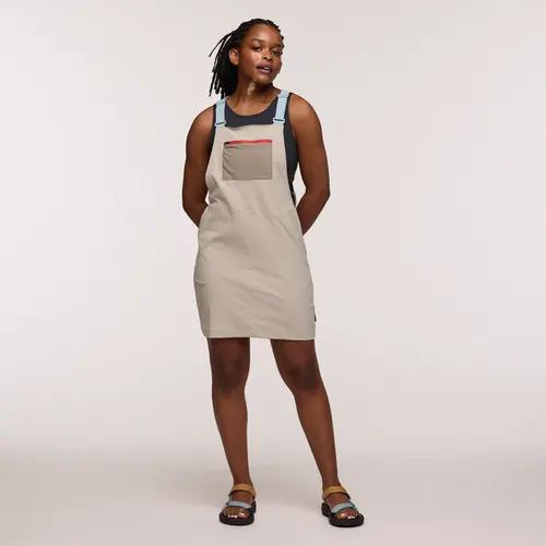 COTOPAXI Tolima Overall Dress - Pebble