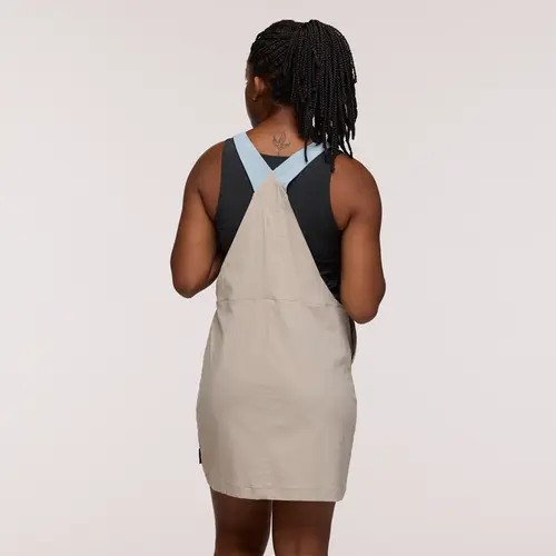 COTOPAXI Tolima Overall Dress - Pebble