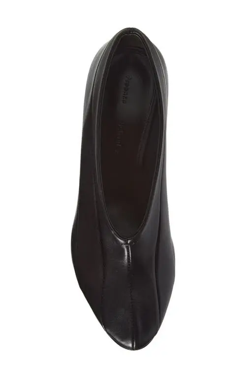 Proenza Schouler Pieced Lambskin Leather Pumps - Black