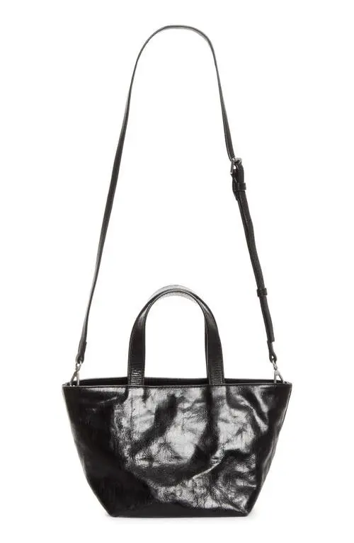 Alexander Wang Small Punch Logo Crinkled Leather Tote