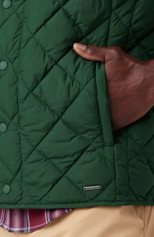 Mizzen+main Belmont Quilted Water Resistant Recycled Polyester Vest