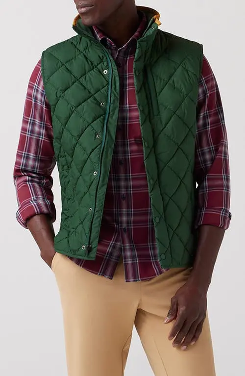 Mizzen+main Belmont Quilted Water-resistant Recycled Polyester Vest