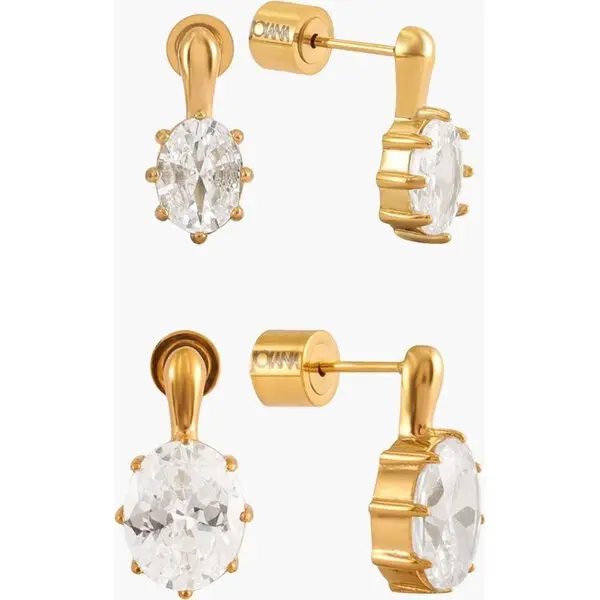 JOIANA JEWELRY The Romy Stack Earrings - Crystal