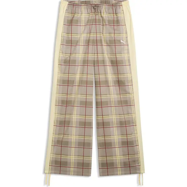 PUMA T7 Relaxed Tartan Woven Pants