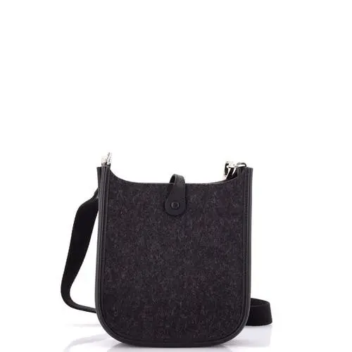 Hermès Evelyne Bag Gen Iii Felt Tpm - Black