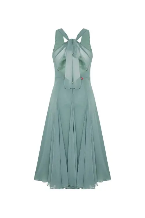 PCFG The Party Edit Silk Midi Dress