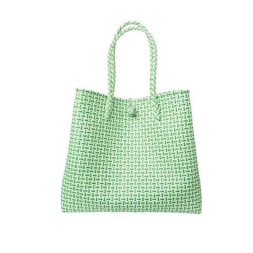 SARAH STEWART Maxi Ella Handwoven Tote - Green